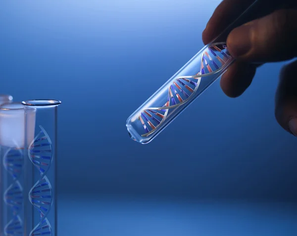 Dna molecule in test tube — Stock Photo © chepko #5644851