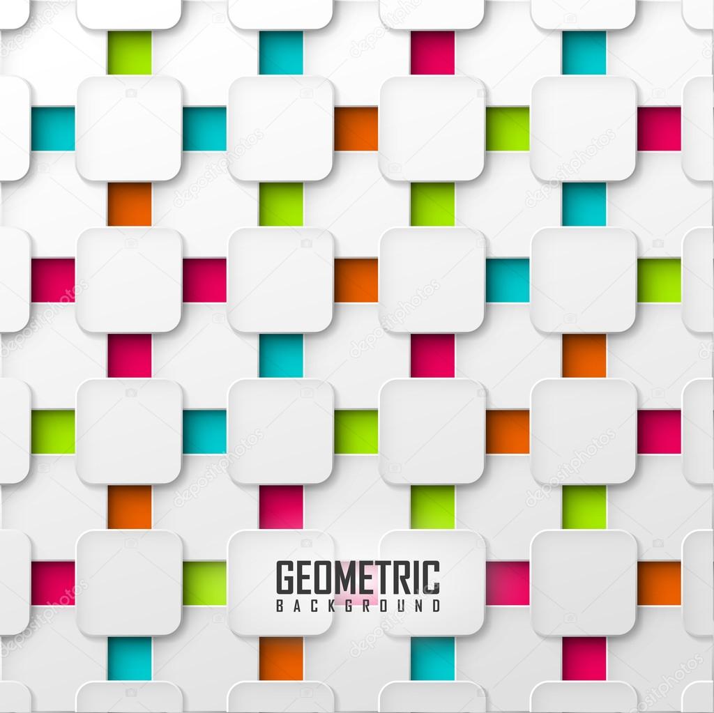 White geometric background Stock Vector Image by ©Jack1e #100186696