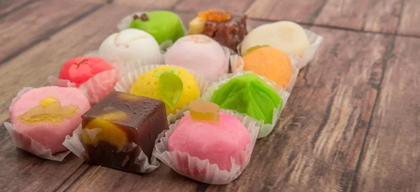 Traditional Japanese sweets Stock Photo by ©akulamatiau 124584844