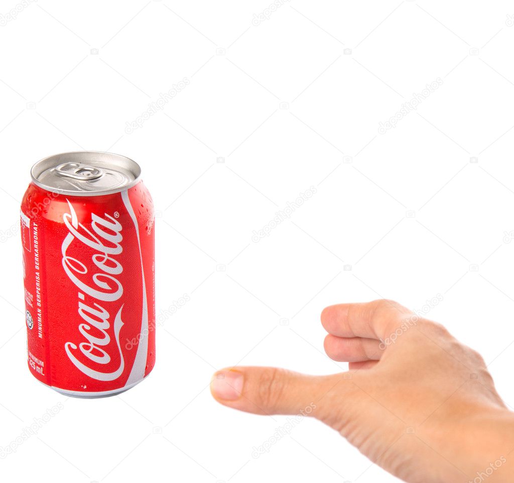 Kuala Lumpur Malaysia January 14Th 2015 Female Hand Reaching Can ...