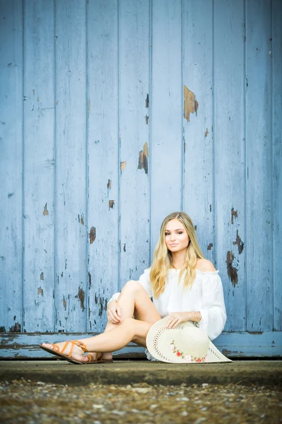 High school senior poses for portraits Stock Photo by ©mary981 123439928