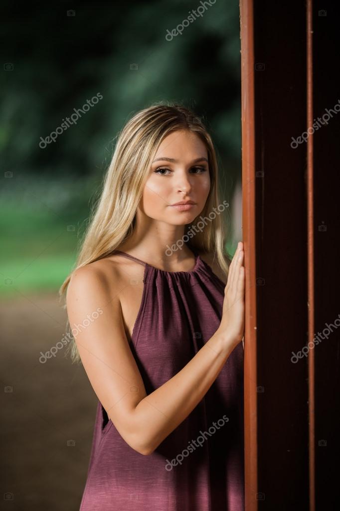High School Senior Poses For Portraits Stock Photo By