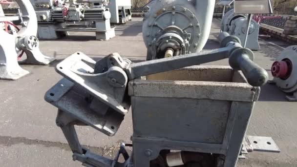 Mechanical Industry Old Machinery Lathe Old Machine Equipment Fragment ...