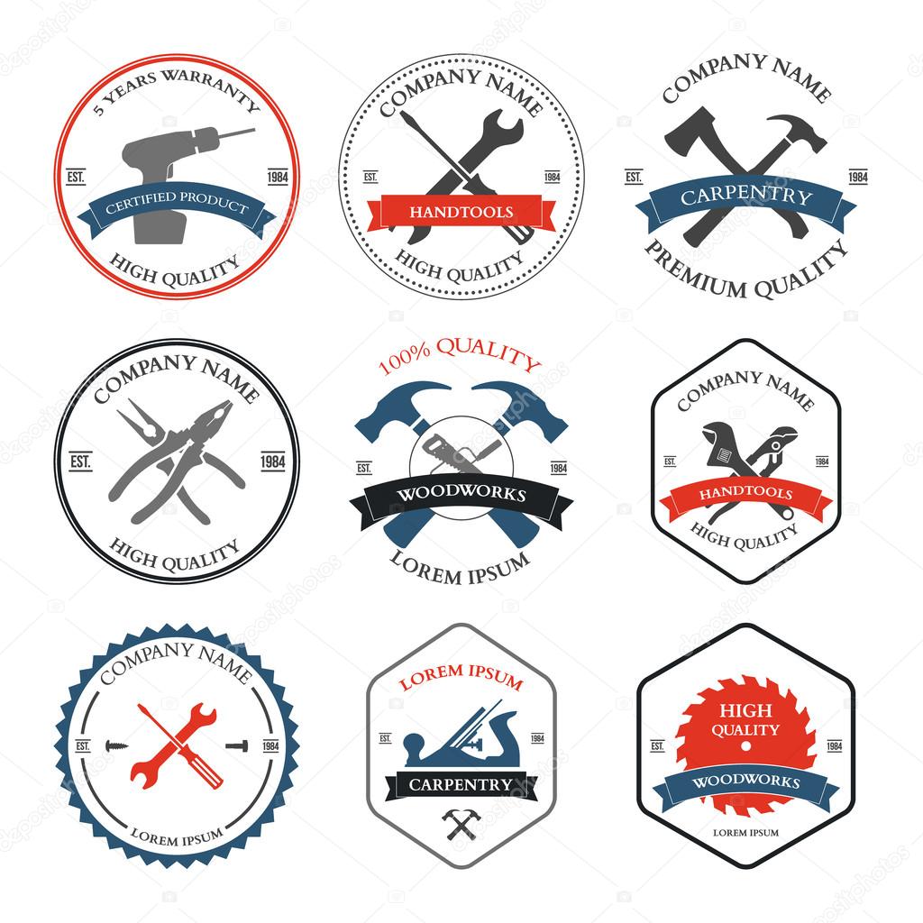 Vintage carpentry tools Stock Vector Image by ©dimair #58941103