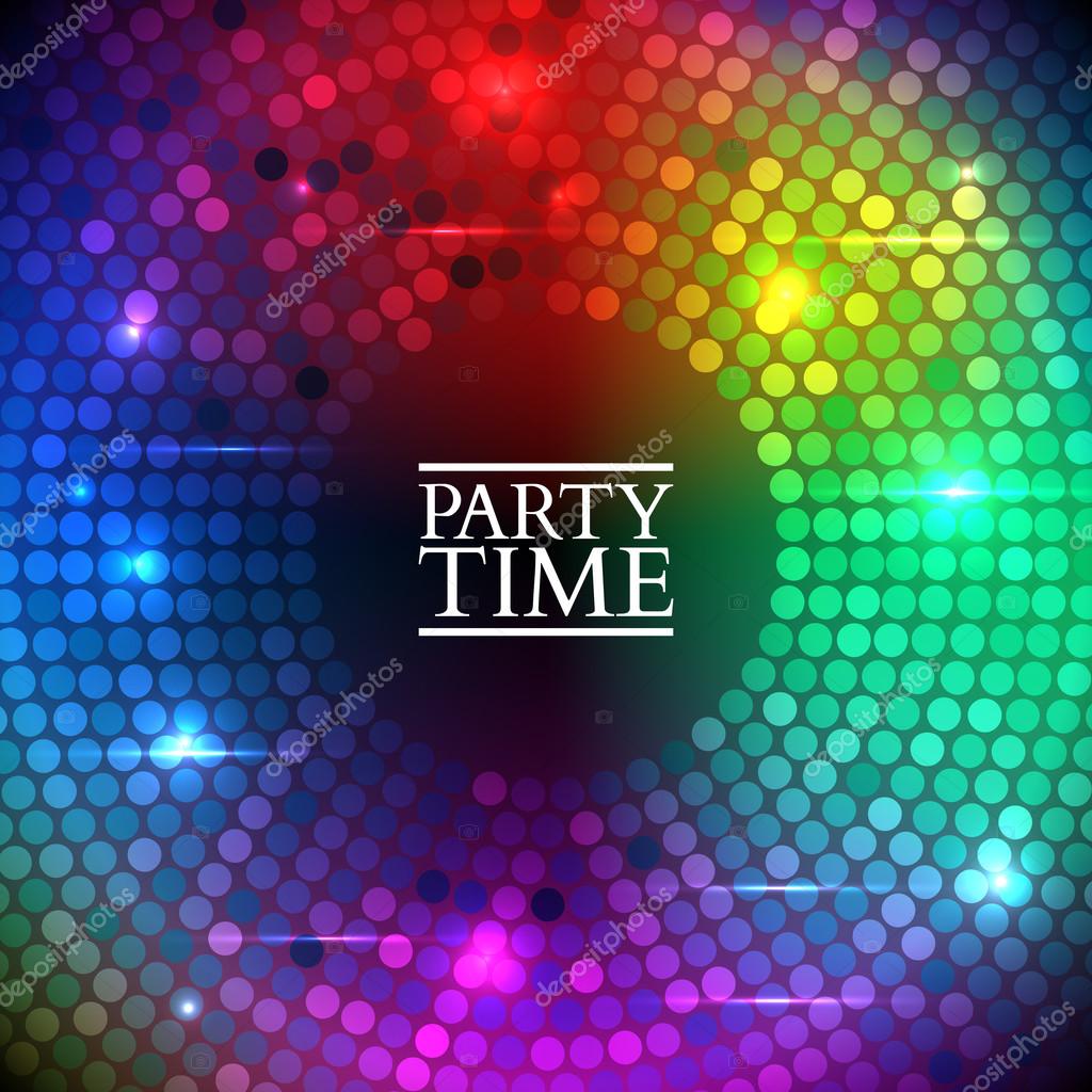 Colorful disco lights. Vector Stock Vector Image by ©dimair #61578047