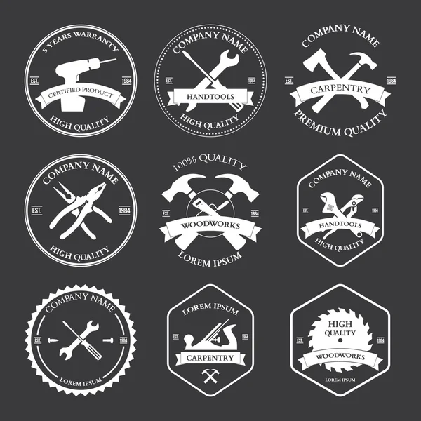 Vintage carpentry tools Stock Vector Image by ©dimair #58941103