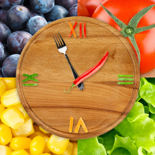 Food clock Stock Photo by ©seralex 83694932