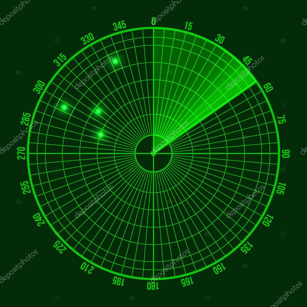 Green Radar Screen. Vector — Stock Vector © in8finity #53085455 Green Radar Screen. Vector — Stock Vector © in8finity #53085455