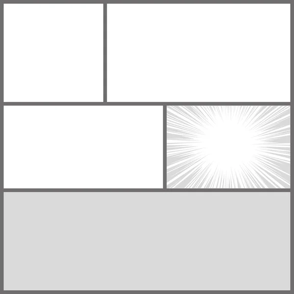 Comics pop art style blank layout template with dots pattern background ...