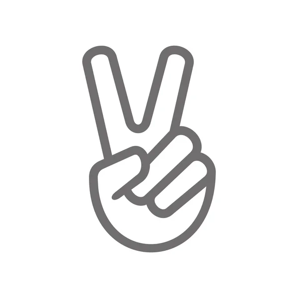 V finger Vector Art Stock Images | Depositphotos