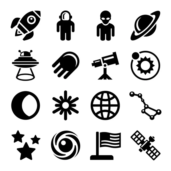Space Icon set Stock Vector Image by ©Tzubasaz #75885183