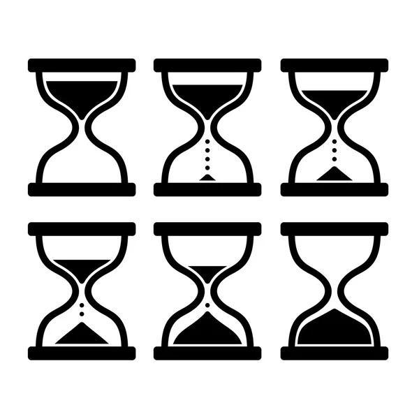 Sand Glass Clock Icons Set. Vector Stock Vector Image by ©in8finity ...
