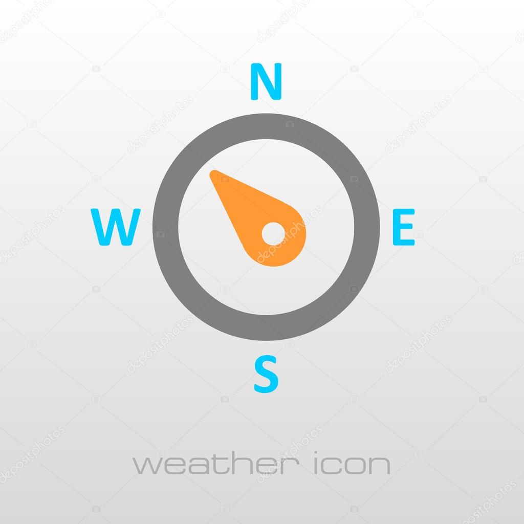 Compass wind rose icon. Meteorology. Weather ⬇ Vector Image by © ayra ...