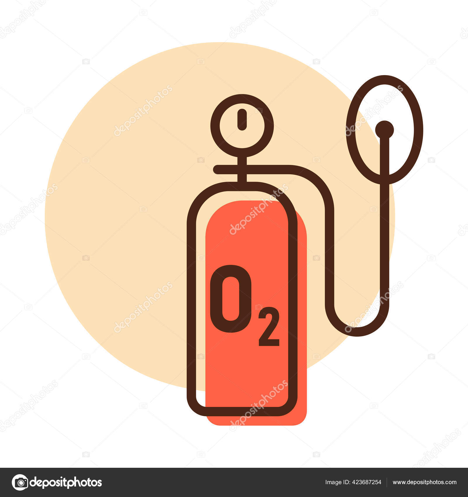 Oxygen Tank Symbol