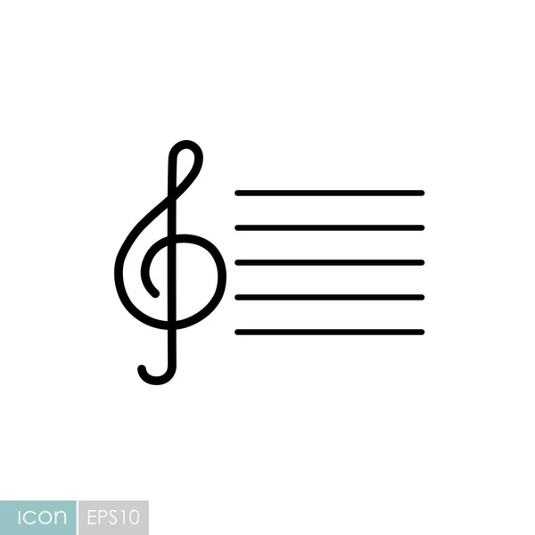Icono notas musicales imágenes de stock de arte vectorial | Depositphotos