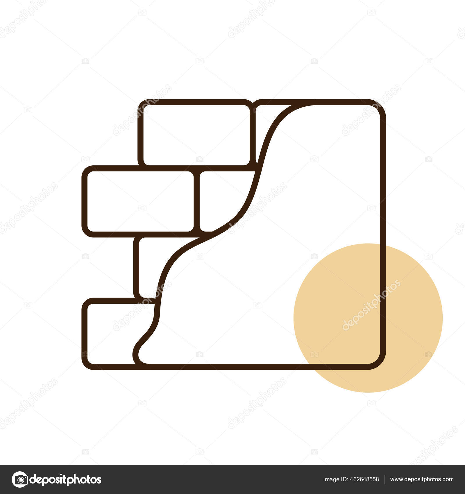 Brick Wall Plaster Plastering Icon Construction Repair Finishing Works ...