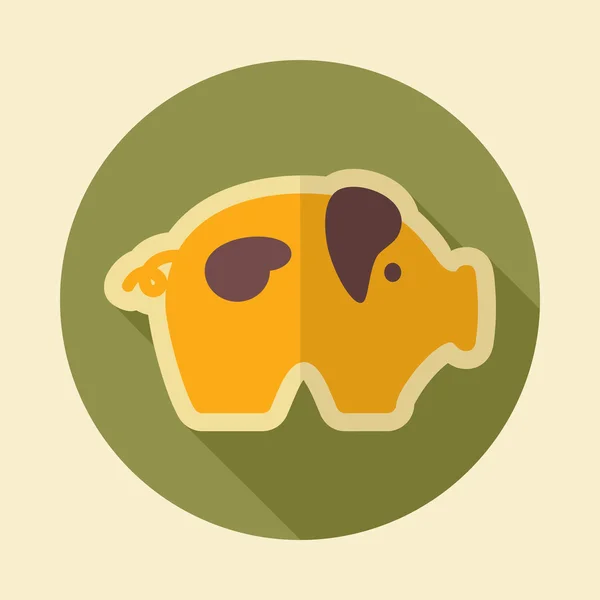 Cola de cerdo imágenes de stock de arte vectorial | Depositphotos