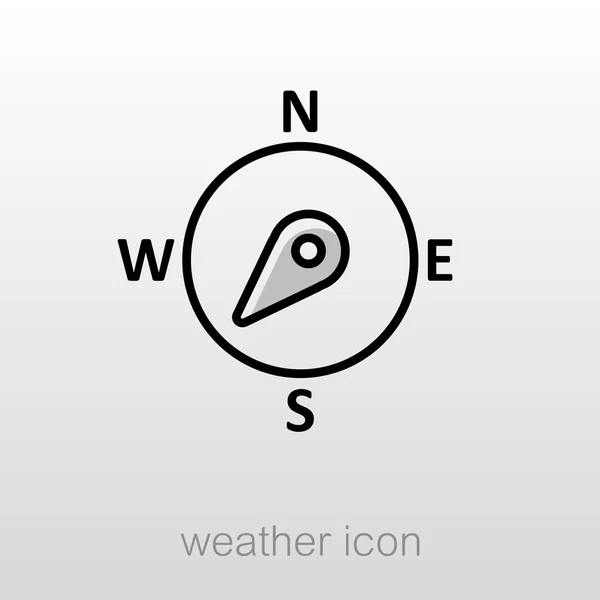 Compass wind rose icon. Meteorology. Weather ⬇ Vector Image by © ayra ...