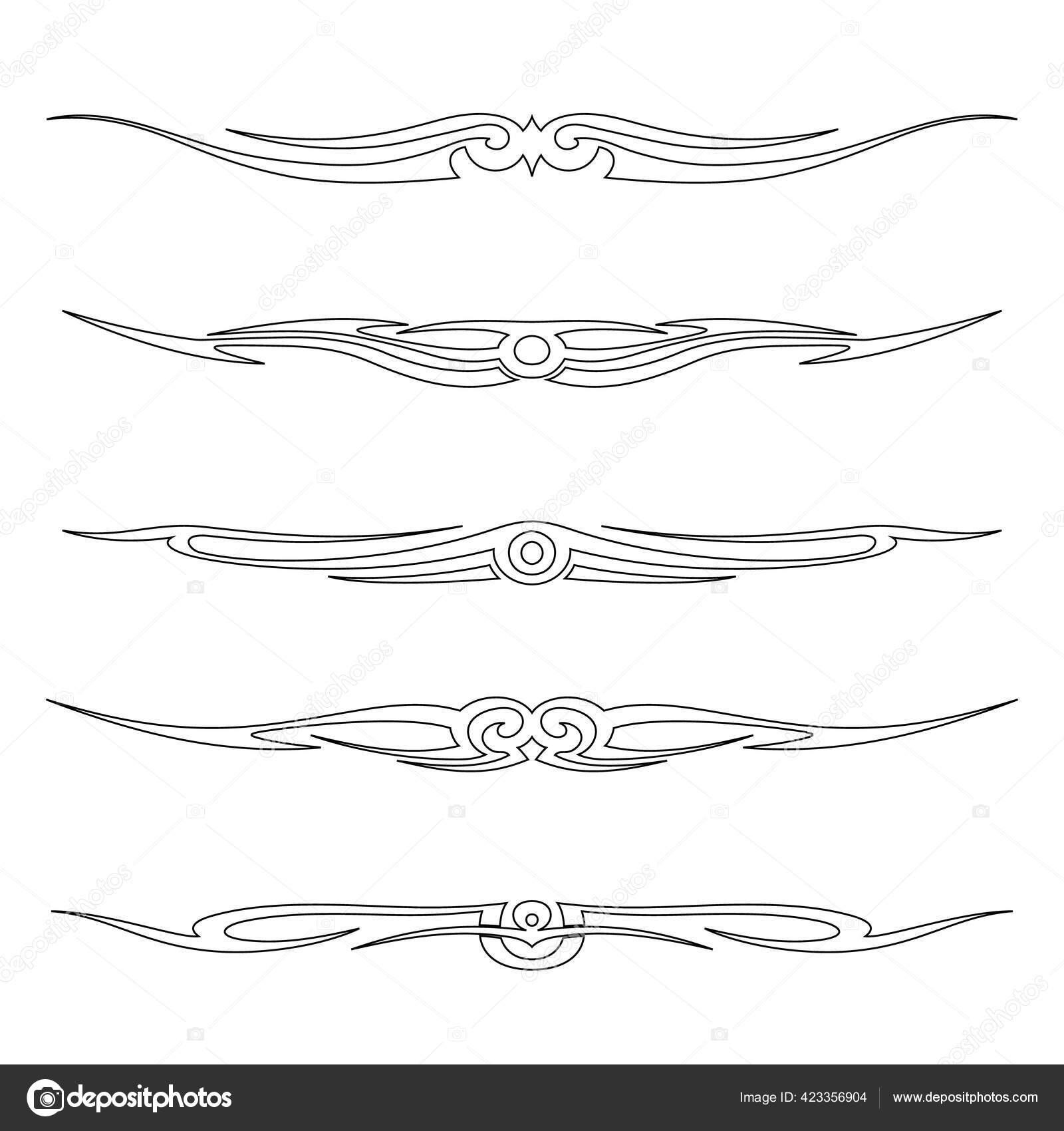 Decorative elements, border and page rules Stock Vector by ©100ker ... Decorative elements, border and page rules Stock Vector by ©100ker ...