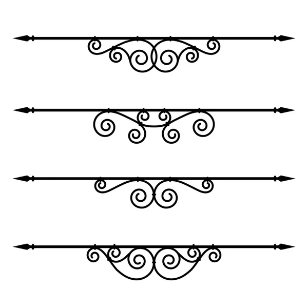 Decorative elements, border and page rules Stock Vector Image by ...