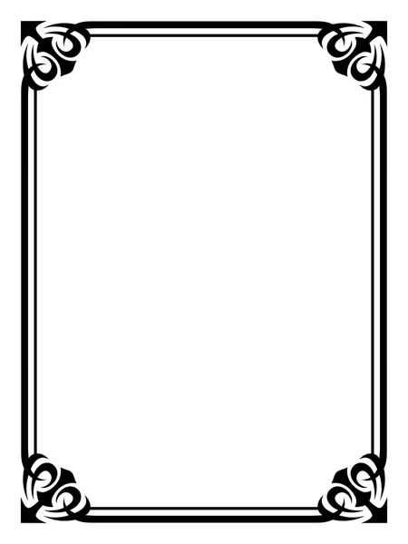 Simple ornamental decorative frame Stock Vector by ©100ker 9228398