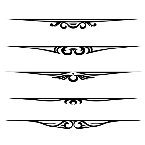 Decorative elements, border and page rules Stock Vector Image by ...