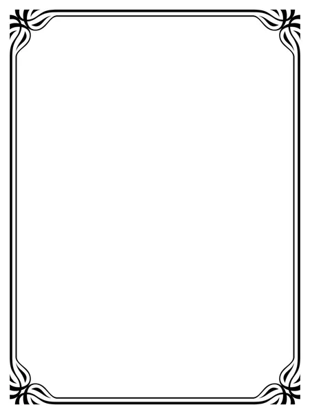 Simple ornamental decorative frame Stock Vector by ©100ker 7200188