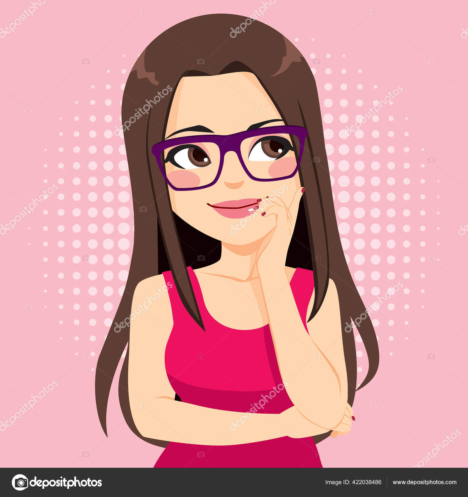 Interested Face Cartoon