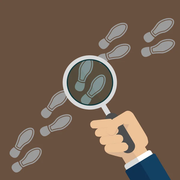 Detective footprints Stock Vectors, Royalty Free Detective footprints ...