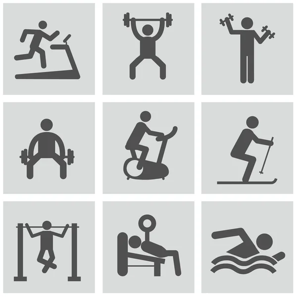 Man People Athletic Gym Gymnasium Body Building Exercise Healthy Training Fitness Workout Sign ...