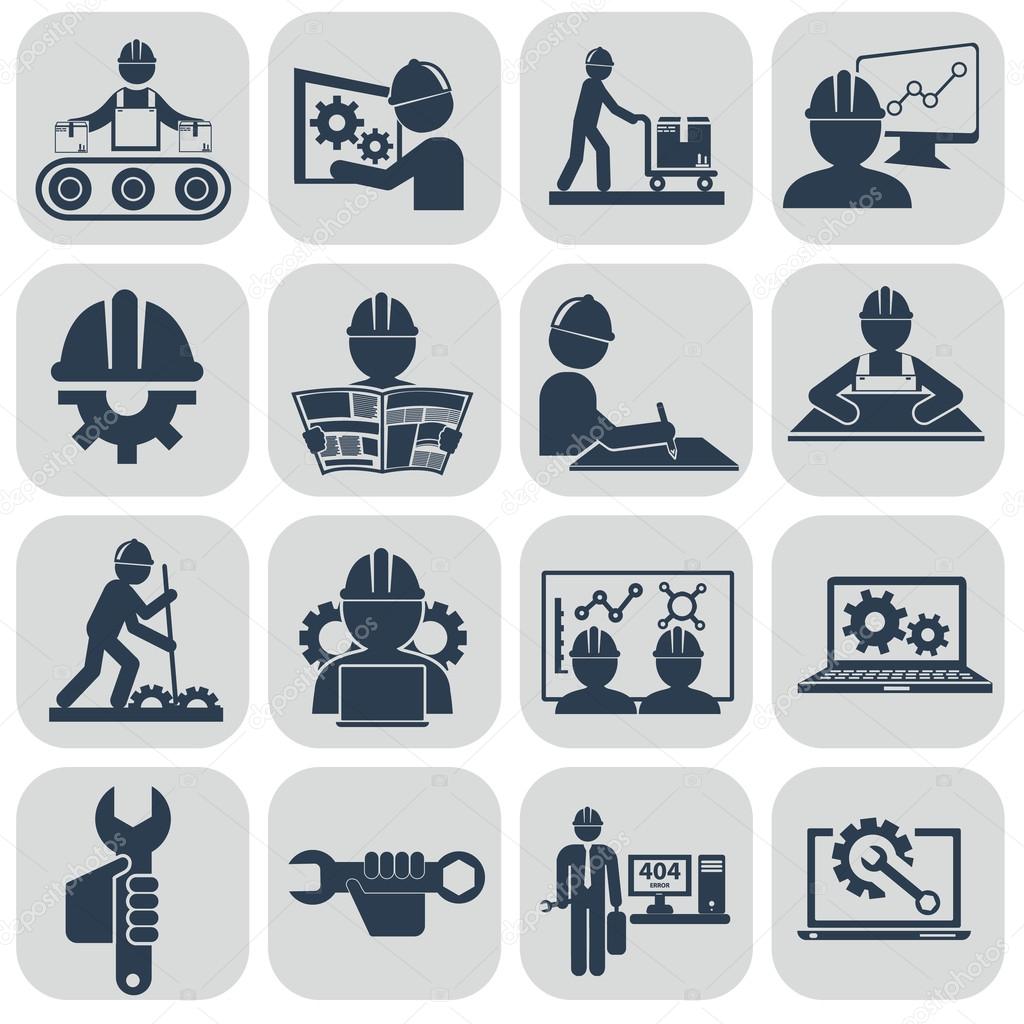 Engineering icons set — Stock Vector © royalty #72136699 Engineering icons set — Stock Vector © royalty #72136699