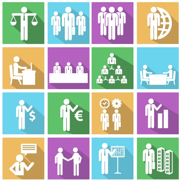 Human resources and management icons set. Stock Vector Image by ...