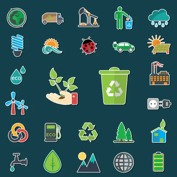 Ecology and environment icons — Stock Vector © stoyanh #5178907