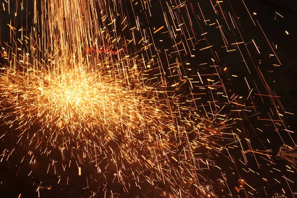 Glowing sparks abstract background texture. - Stock Image - Everypixel