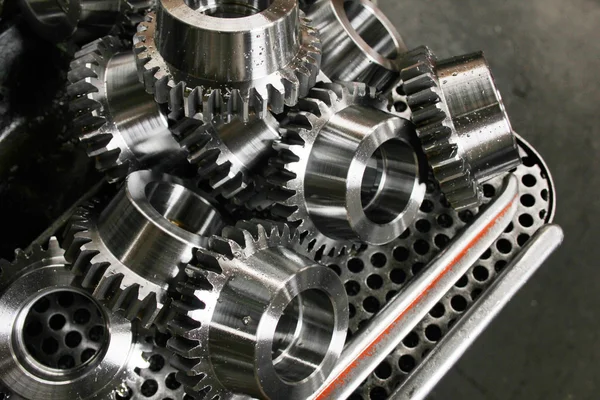 Engineering parts and gear wheels — Stock Photo © lagereek #6471430