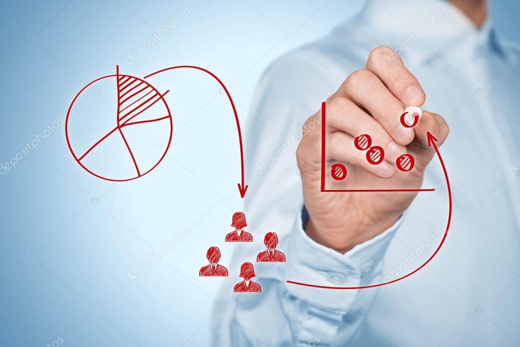 Visualization of marketing strategy process — Stock Photo © Jirsak ...