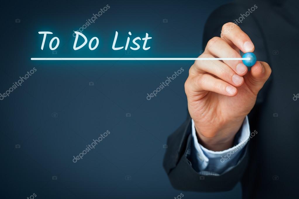 To do list heading — Stock Photo © Jirsak #97920840