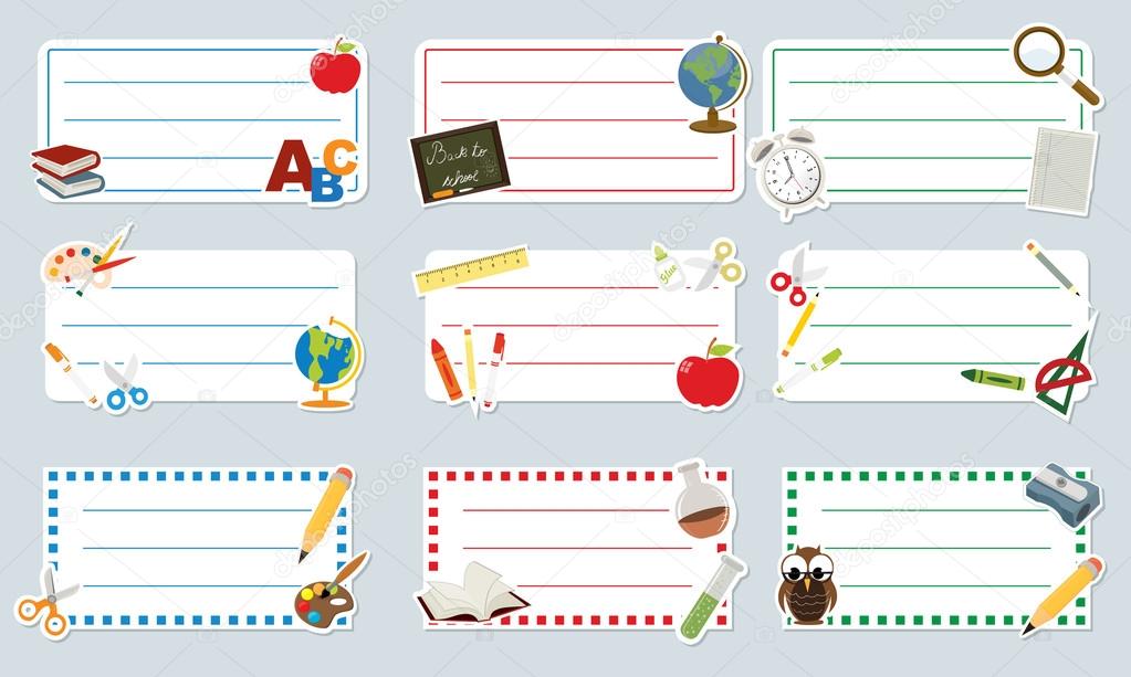 Etiquetas escolares 2024