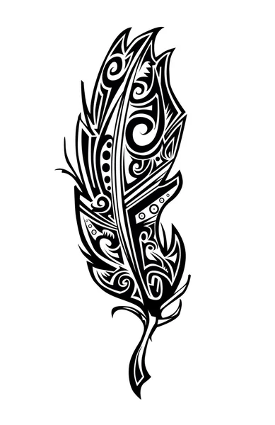 Tribal Feather Tattoo Designs