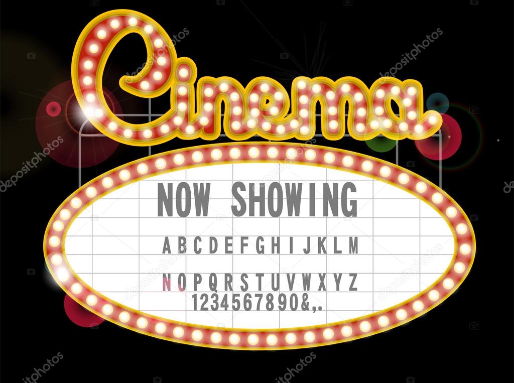 Cinema sign Stock Vector Image by ©lindwa #70570439