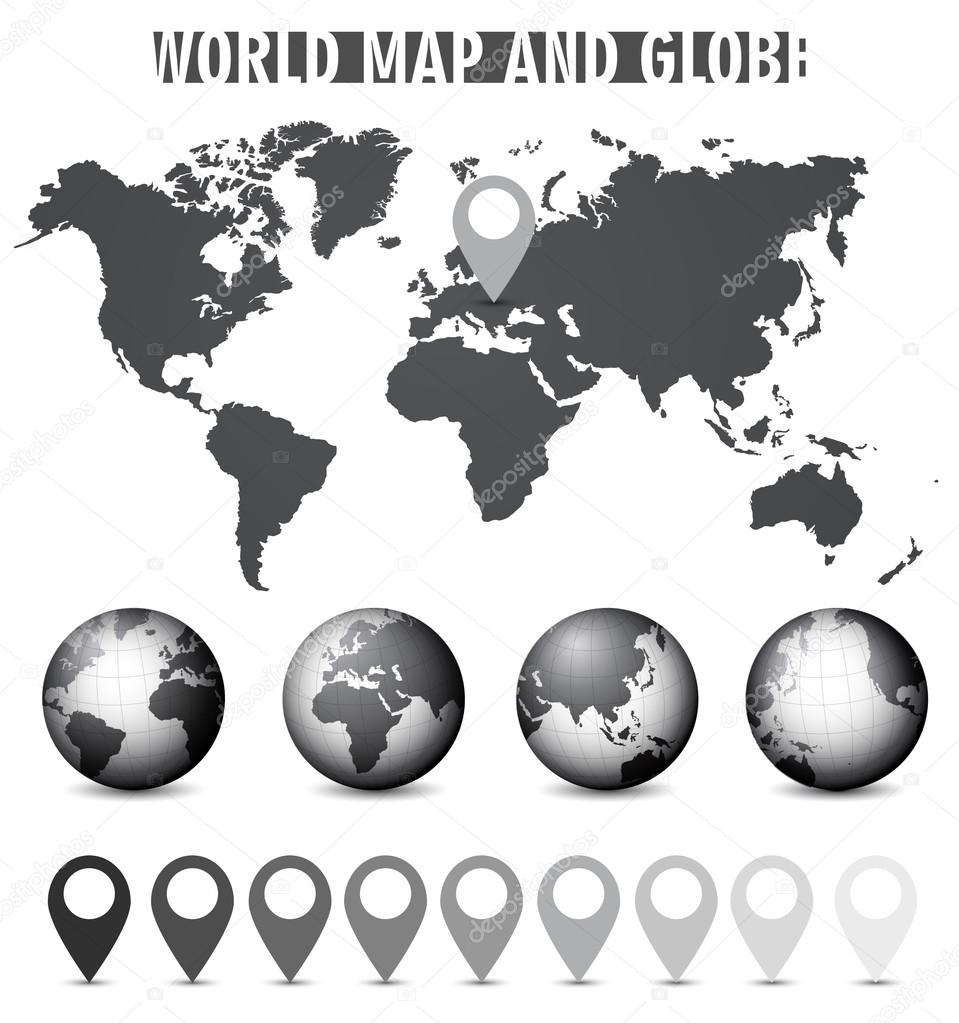 Mapa mundial Vector de stock por ©lindwa 71690699