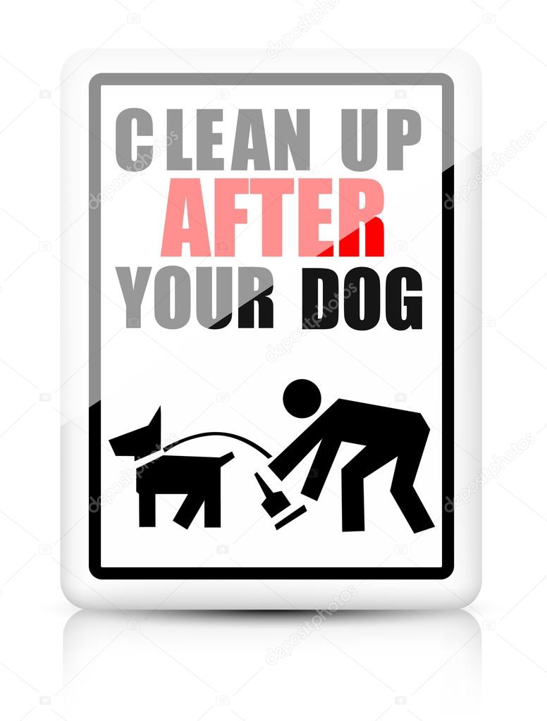 Clean after your dog — Stock Vector © lindwa #73111869