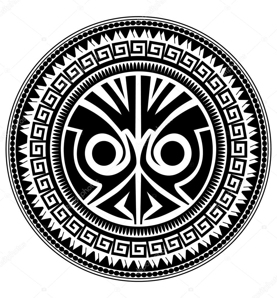 Polynesian Tribal Shield