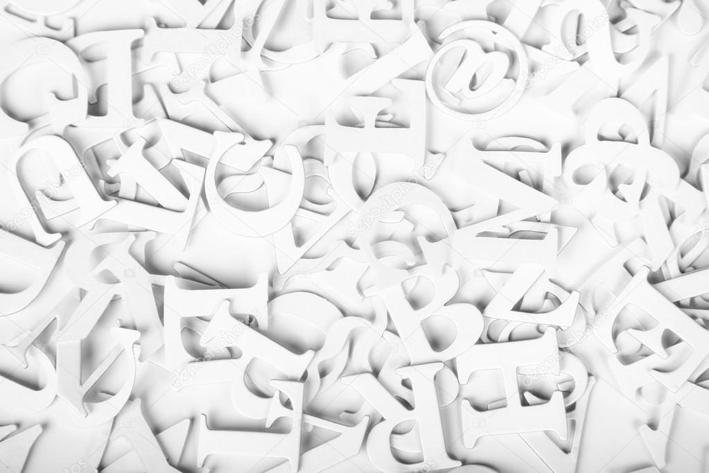 White Latin Letters Background Stock Photo by ©twixx 63387215