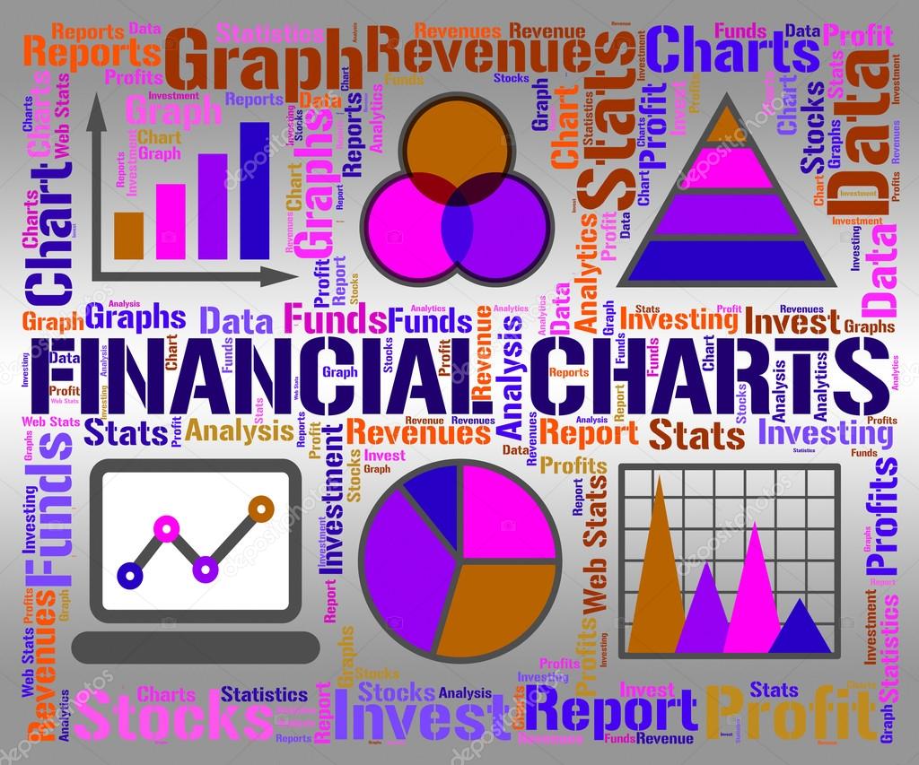 Financial Charts Shows Business Graph And Banking — Stock Photo ...