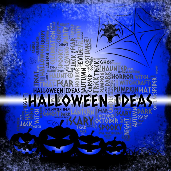 A mind map of halloween Stock Photos, Royalty Free A mind map of ...