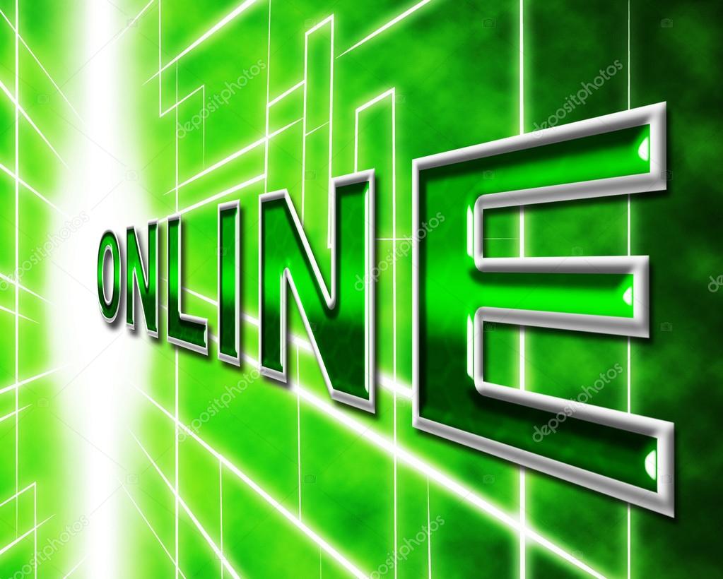 Internet Online Represents World Wide Web And Digital — Stock Photo ... Internet Online Represents World Wide Web And Digital — Stock Photo ...
