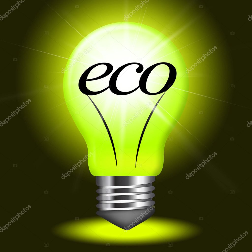 Eco Friendly Means Go Green And Earth — Stock Photo © stuartmiles #53357609