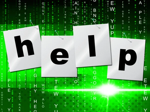 Advice Help Represents Solution Assisting And Helping - Stock Image ...