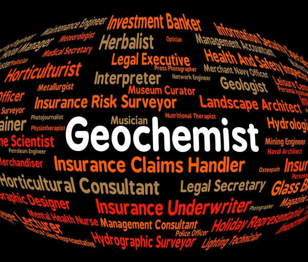 Geochemist Job Indicates Employment Specialist And Experts - Stock ...